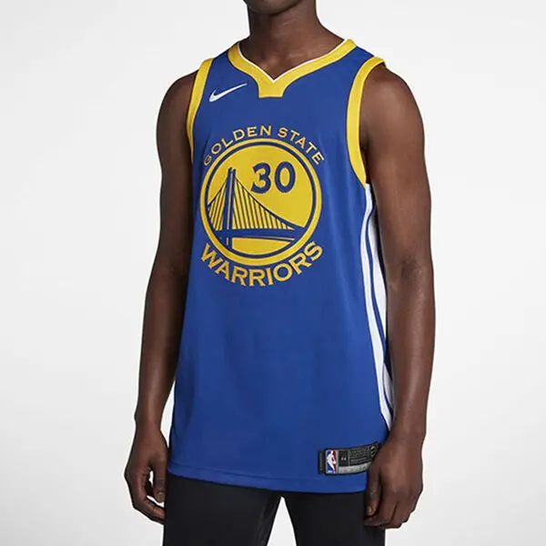 Nike Golden State Warriors Stephen Curry Icon Edition Authentic Basketball Jersey