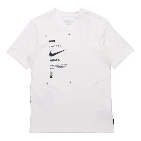 Nike As Swsh Club Tee Sail - White
