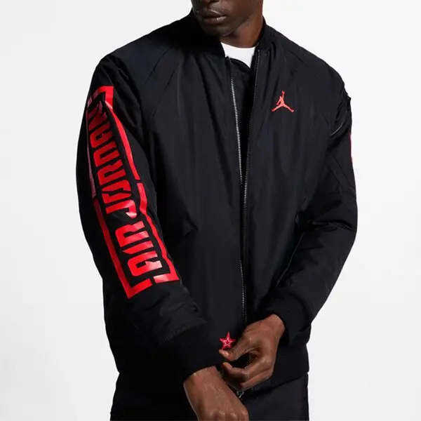 JORDAN Air Stand Collar Long Sleeve Bomber Jacket