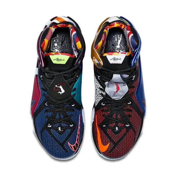 Nike Lebron 12 Se "what The Lebron" Sneakers - Red/blue/white