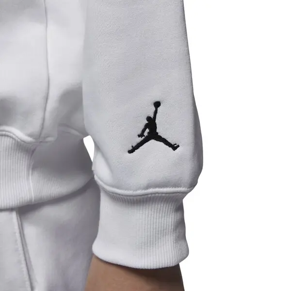 JORDAN Brooklyn Fleece Crew Neck Sweatshirt - White