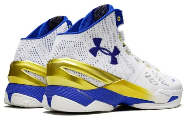 Under Armour Curry 2 'gold Rings' High Top Sneakers - White/goldyellowgold