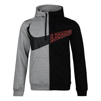 Nike Big Swoosh Hoodie - Black/gray