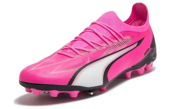 PUMA Ultra Ultimate Mg Football Shoes - Pink/white/black