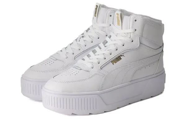 PUMA Karmen Rebelle Mid Top Sneakers - White