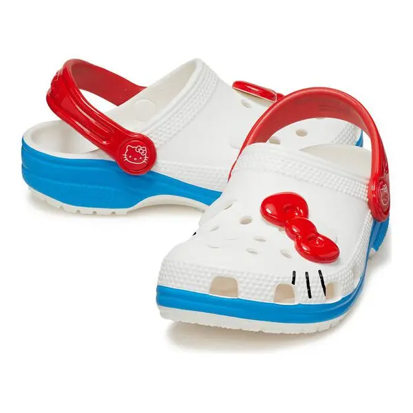 CROCS X Hello Kitty Classic Clog - White/red/blue