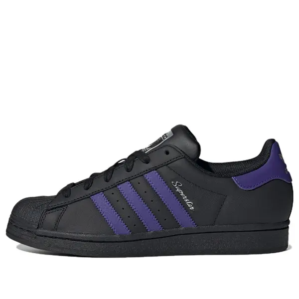 Adidas Originals Superstar Sneakers - Black/purple