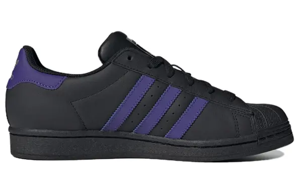 Adidas Originals Superstar Sneakers - Black/purple
