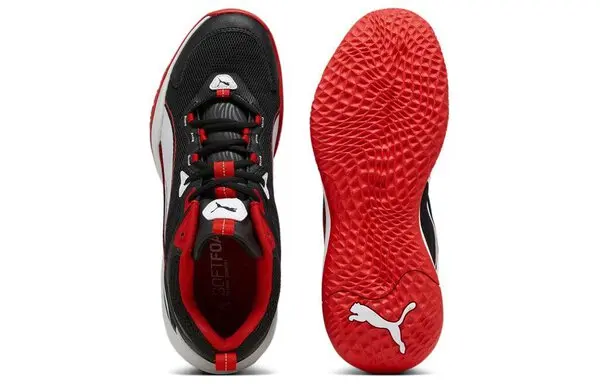 PUMA Playmaker Sneakers - Black/white/red