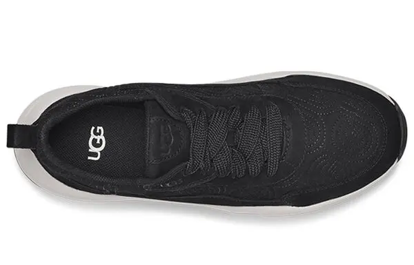 UGG La Glide Logo Stitch Sneakers - Black