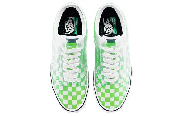 VANS Comfycush Slip-skool Sneakers - Green/white