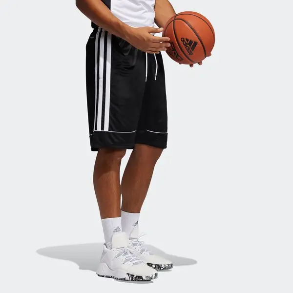 Adidas Sports Stripe Loose Shorts - Black
