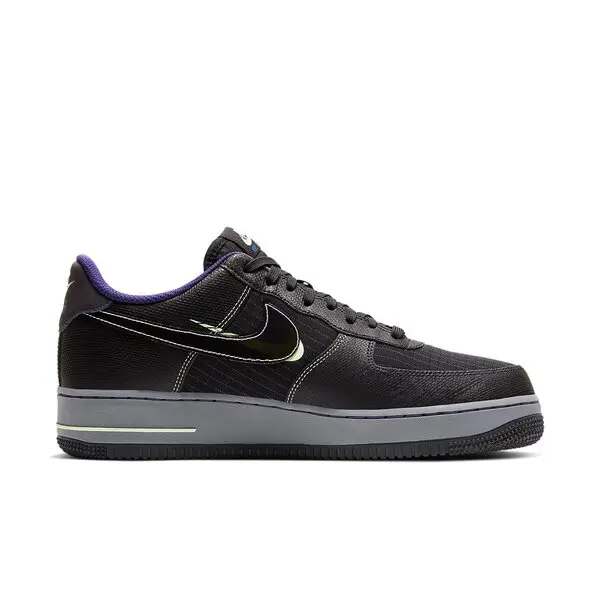 Nike Force 1 '07 Lv8 Low "future Swoosh" Sneakers - Black