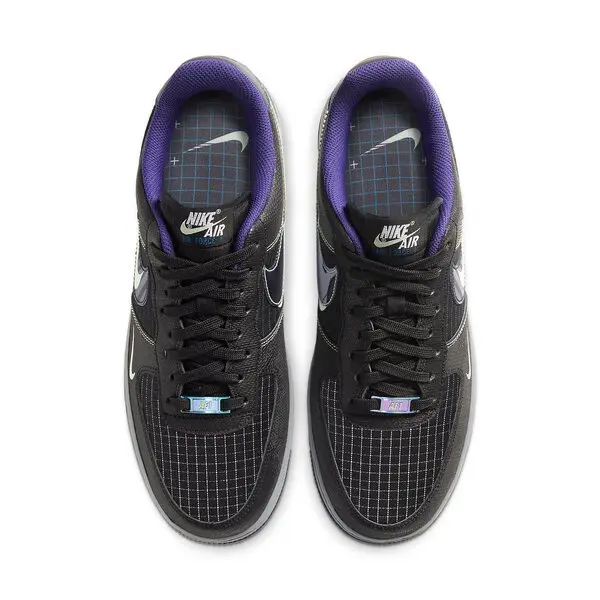 Nike Force 1 '07 Lv8 Low "future Swoosh" Sneakers - Black