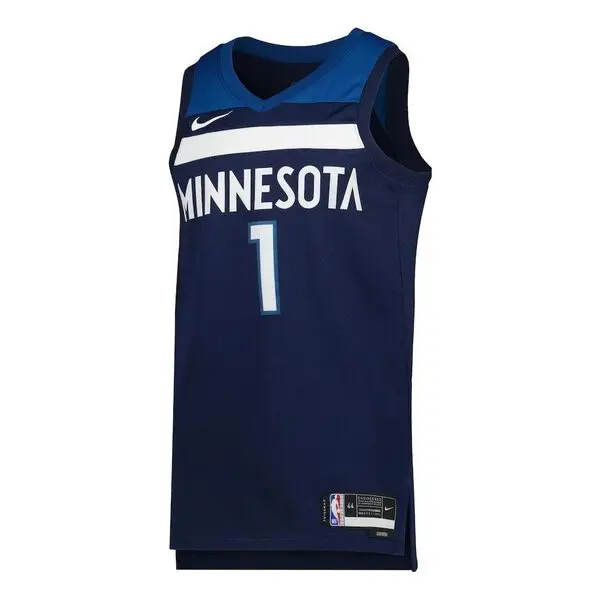Nike Dri-fit Nba Minnesota Timberwolves Anthony Edwards Icon Edition 2022/23 Swingman Jersey - None