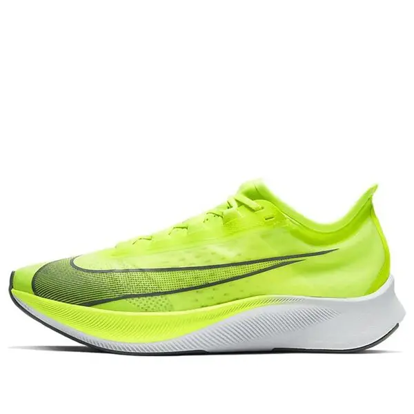 Nike Zoom Fly 3 Athletic Sneakers - Volt/smoke Grey-white