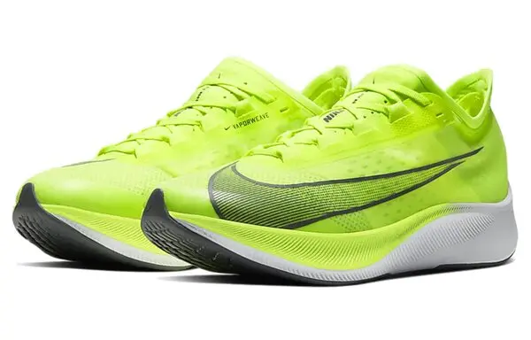 Nike Zoom Fly 3 Athletic Sneakers - Volt/smoke Grey-white