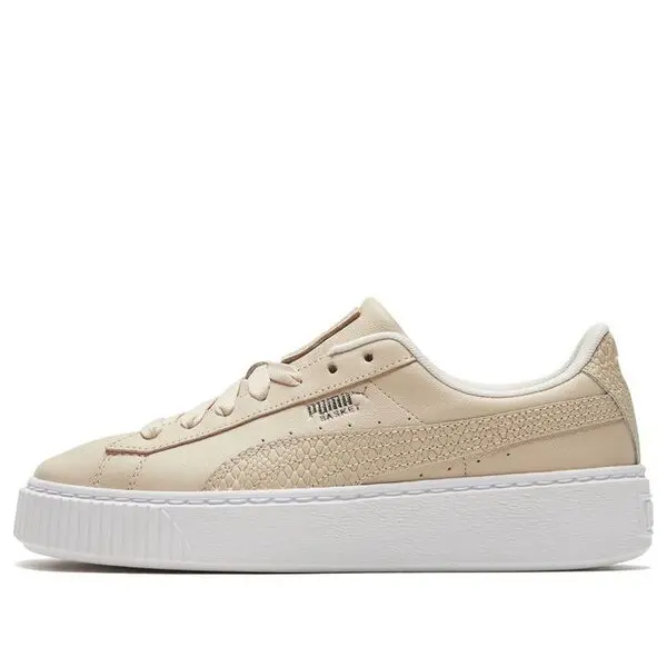 PUMA Platform Snake Khaki Low Top Sneakers - Light Khaki