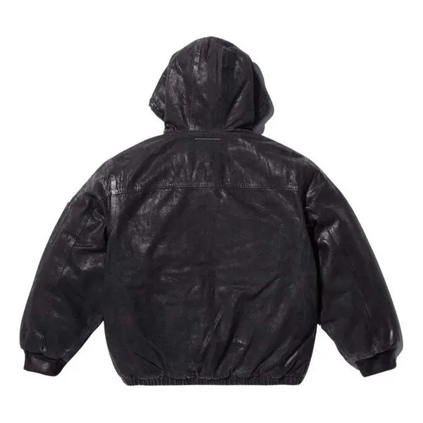 Supreme X Mm6 Maison Margiela Foil Hooded Work Jacket - Black