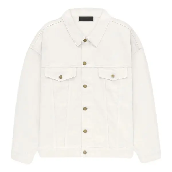Fear Of God Fw23 Denim Jacket - White/beige