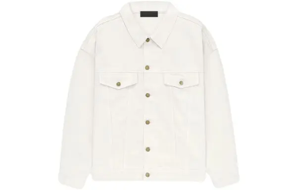 Fear Of God Fw23 Denim Jacket - White/beige