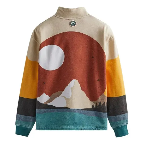 Kith For Columbia Quarter Zip 'sanguine