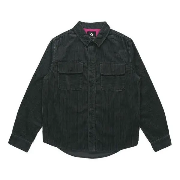 CONVERSE Corduroy Shirt Jacket - Black