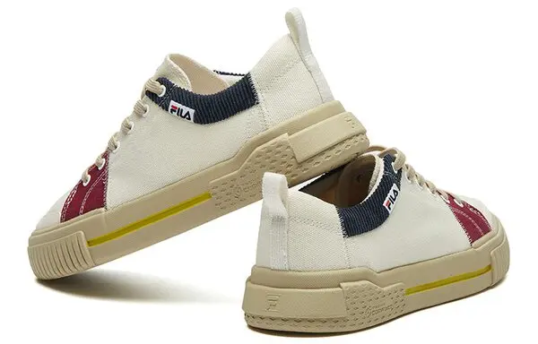 FILA FUSION Canvas Low Top Lace-up Sneakers