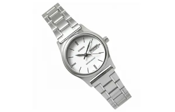 Casio Analog Quartz Watch With Stainless Steel Bracelet