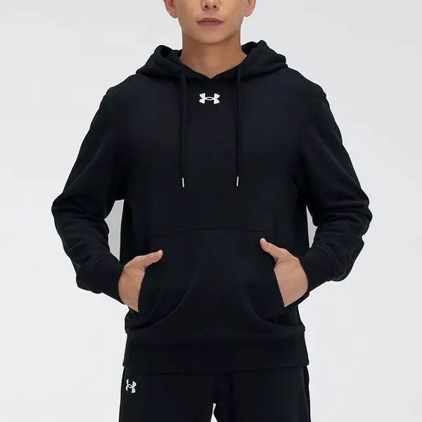 Under Armour Hustle Fleece Hoodie - Black