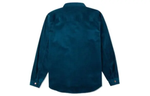 CONVERSE Corduroy Button Shirt Asia Sizing - Blue