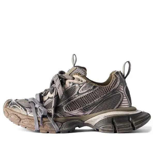 Balenciaga 3xl Sneakers - Brown/white/grey