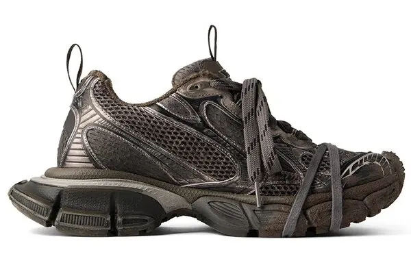 Balenciaga 3xl Sneakers - Brown/white/grey