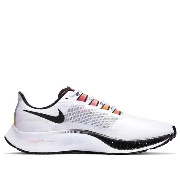 Nike Zoom Pegasus 37 "paint Splatter" Athletic Sneakers - Red/white