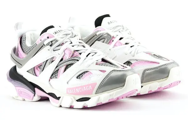 Balenciaga Track Sneaker - White/pink/grey