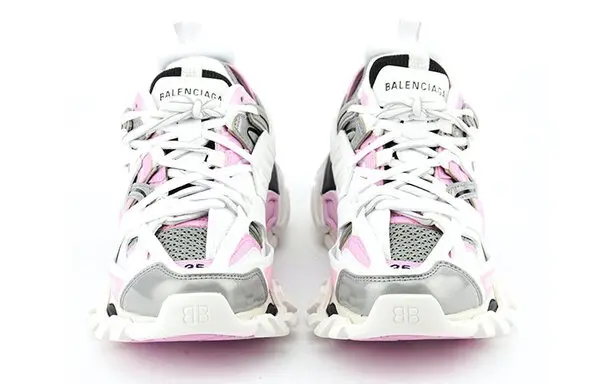 Balenciaga Track Sneaker - White/pink/grey