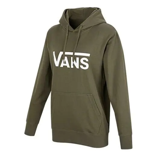 VANS Logo Print Pullover Hoodie