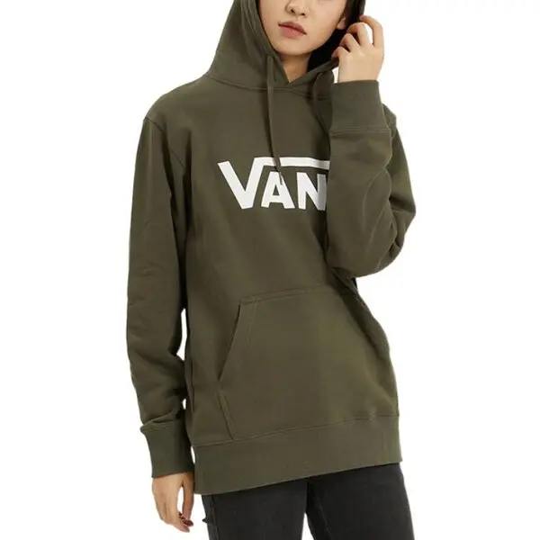 VANS Logo Print Pullover Hoodie