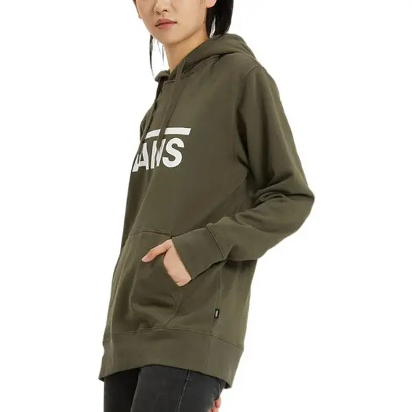 VANS Logo Print Pullover Hoodie