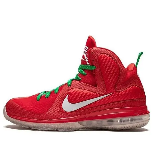 Nike Lebron "christmas" Basketball Sneakers - Red/silver/white