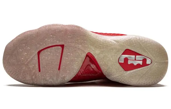 Nike Lebron "christmas" Basketball Sneakers - Red/silver/white