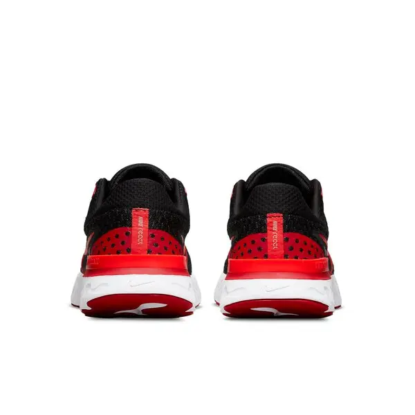 Nike React Infinity Run Flyknit 3 Athletic Sneakers - Black/red