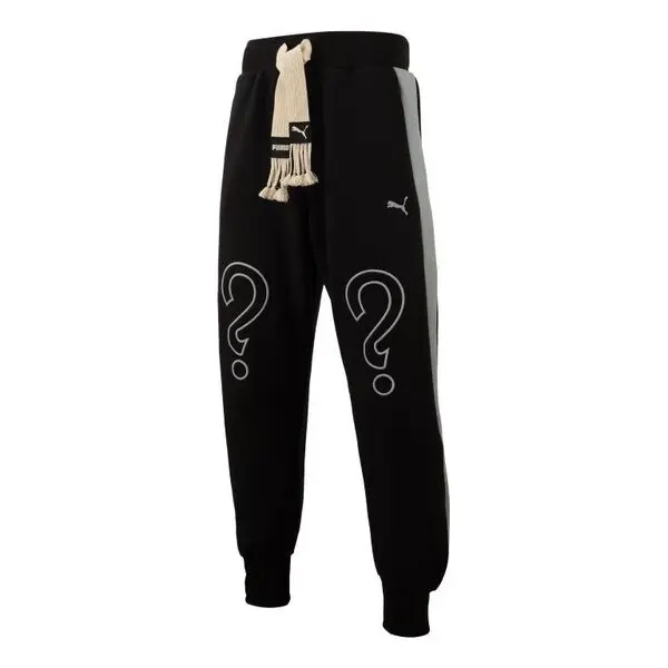 PUMA X Staffonly X Monopoly Logo Pants 'black - Black/white