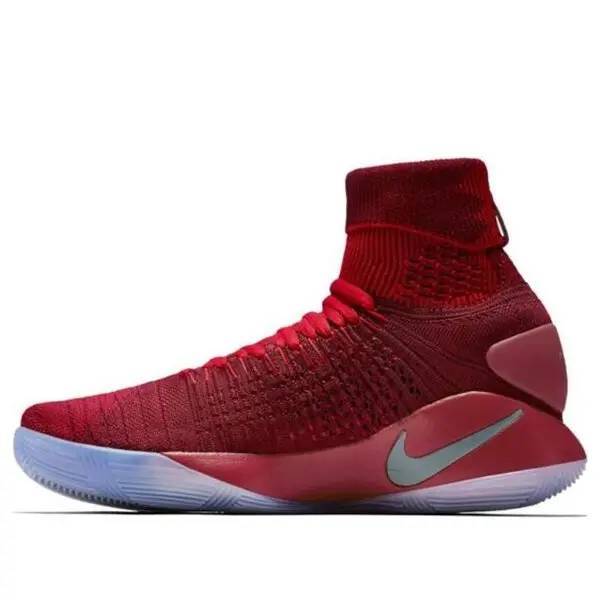 Nike Hyperdunk 2016 Flyknit High Top Sneakers - Red