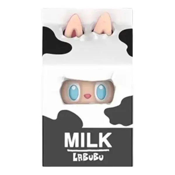 POP MART The Monsters Labubu Wacky Mart Figure 'milk - Multi-color