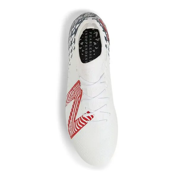 NEW BALANCE Tekela V4 Pro Low Fg "queens' Finest" Soccer Cleats - White/red/blue