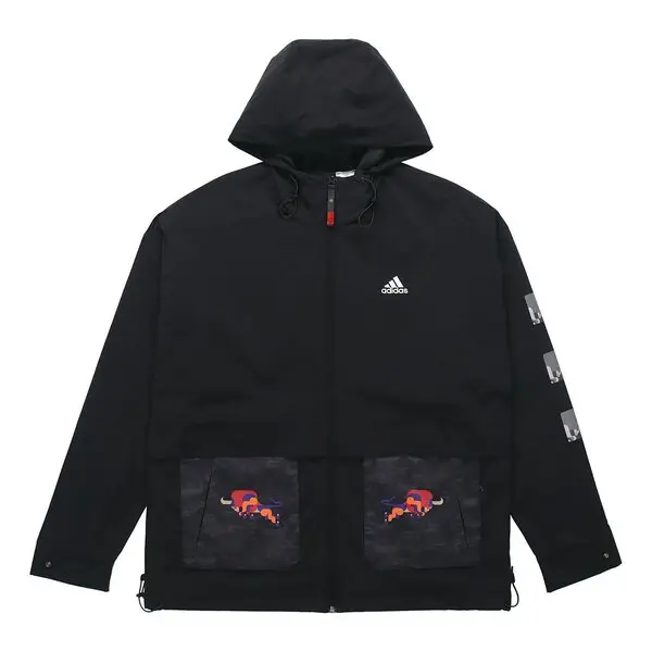 Adidas Cny Hooded Track Jacket - Black