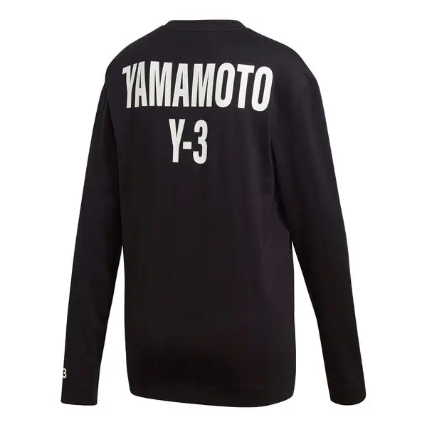 Adidas Y-3 Ch2 Back Alphabet Long Sleeve T-shirt