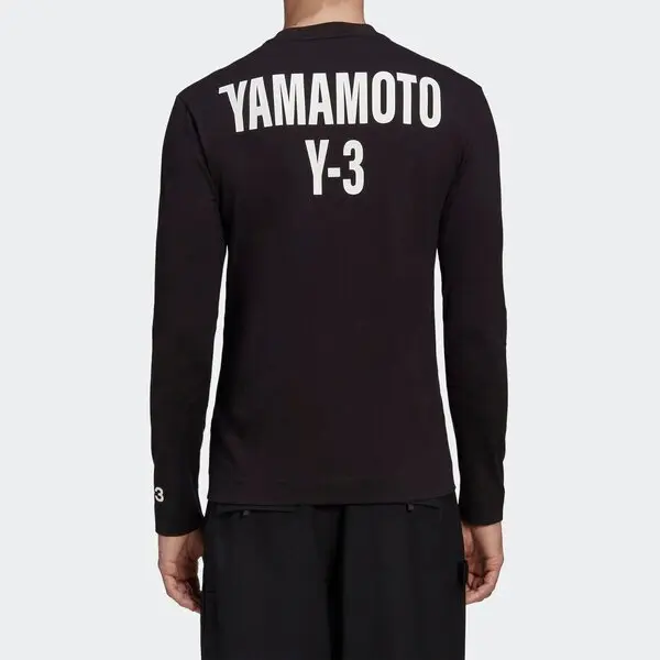 Adidas Y-3 Ch2 Back Alphabet Long Sleeve T-shirt