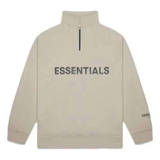 Fear Of God Fw20 Half Zip Sweatshirt 'olive - Olive Green